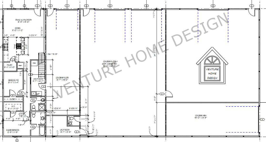 Barndominium with Indoor Arena – Venture Home Design