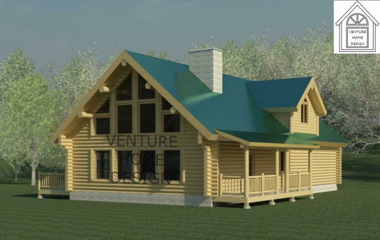 True Log Home vs. Log Sided Home - Venture Home Design